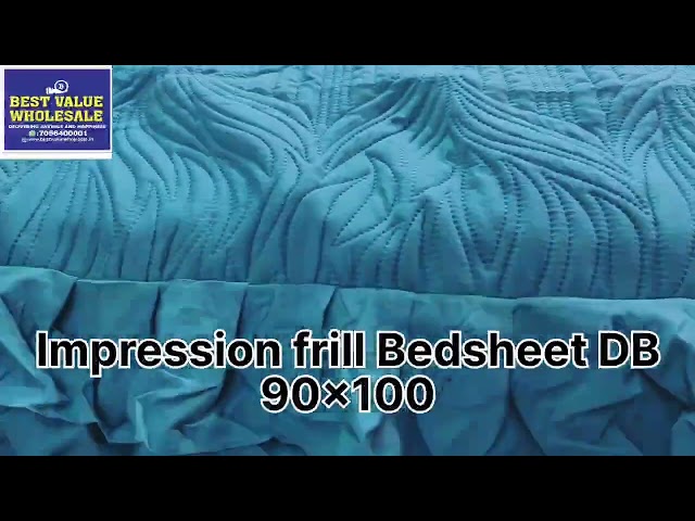 Bed Sheets - Impression Frill Bedsheet Manufacturer from Panipat