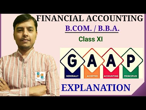 What Is GAAP | Generally Accepted Accounting Principles | ( GAAP ) | Financial Accounting BBA BCOM