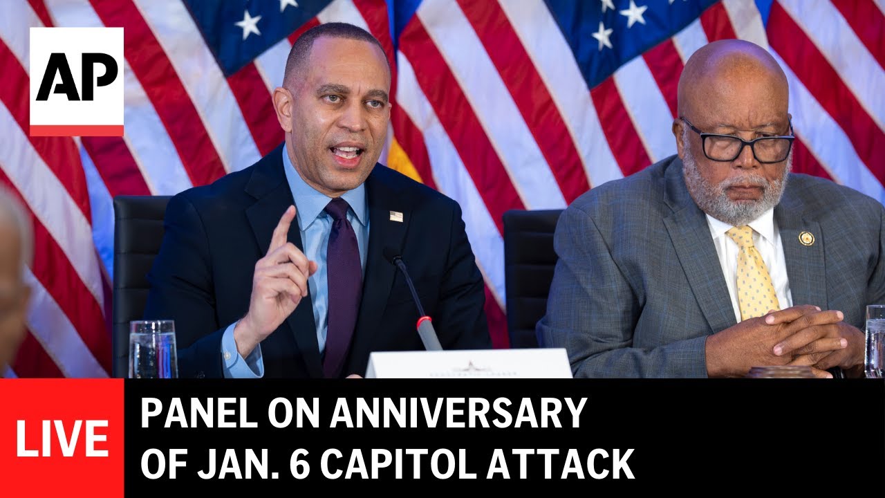 LIVE: Hakeem Jeffries leads panel on anniversary of Jan. 6 Capitol attack