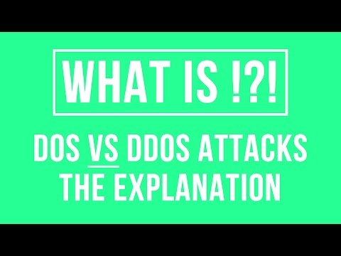 What is !?! : DOS and DDOS attacks