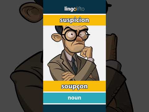 🇬🇧🇫🇷 suspicion - soupçon : vocabulary builder : learn English : apprenons l'anglais