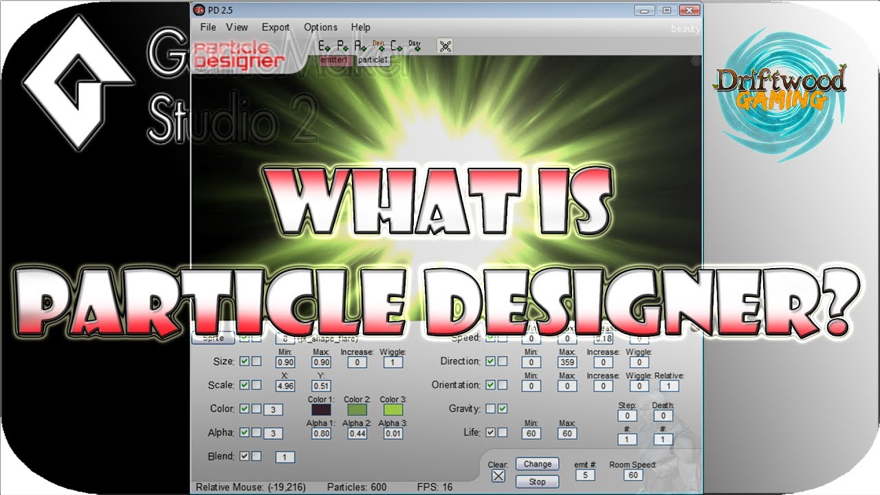 GMS2 Tutorial - What is Particle Designer? - GameMaker Studio 2 Tutorial