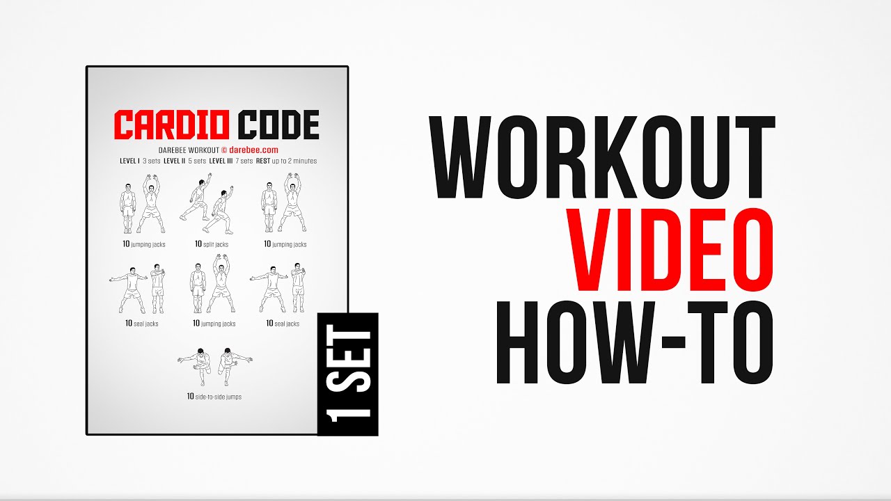 Cardio Code Video [ How To ] [ One Set ]