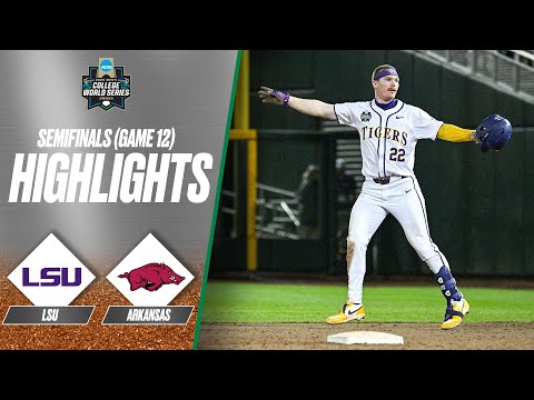 LSU vs. Arkansas: 2025 Men's College World Series | Extended highlights