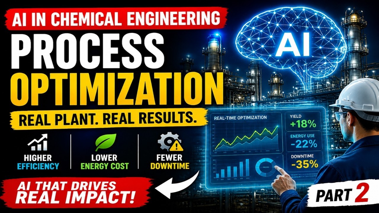 🔥AI in Chemical Engineering | Process Optimization, Digital Twins & Machine Learning