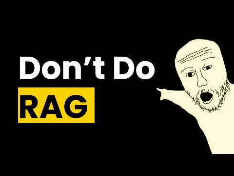 Don't do RAG - This method is way faster & accurate...