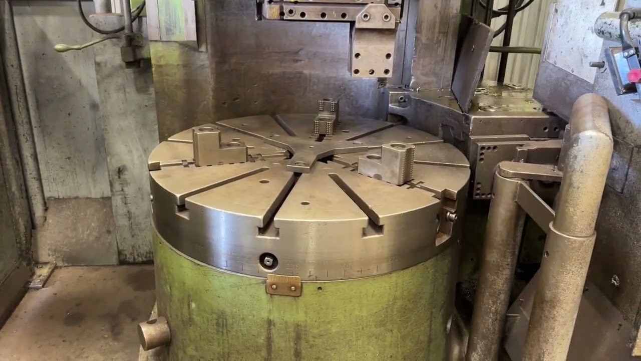 Tradewest Auctions- Bullard Vertical Turret Lathe