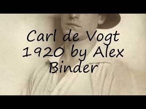 How to pronounce Carl de Vogt 1920 by Alex Binder in Dutch?