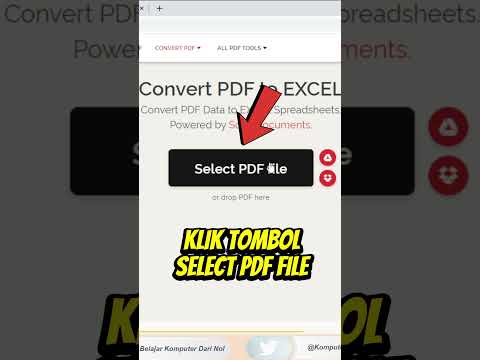 Cara Convert PDF ke Excel agar Tidak Berantakan #belajarexcel #tutorialexcel #tutorialexcelpemula