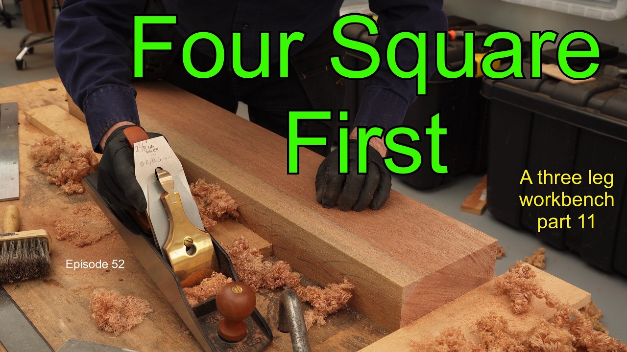 Get four sides square before marking out. Here’s how…