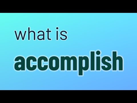 Accomplish - 259 English Vocabulary Flashcards