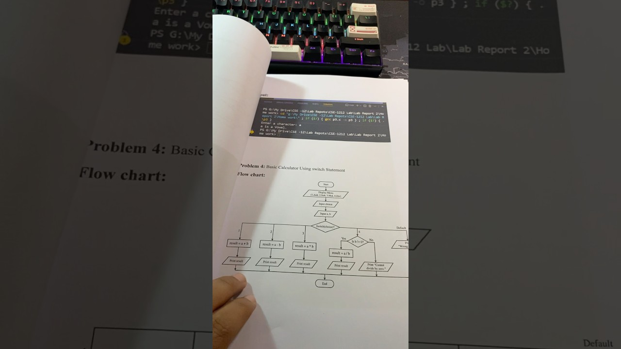 Very Easy Lab reports making in CSE-1212 #cse #youtubeshorts #labreport