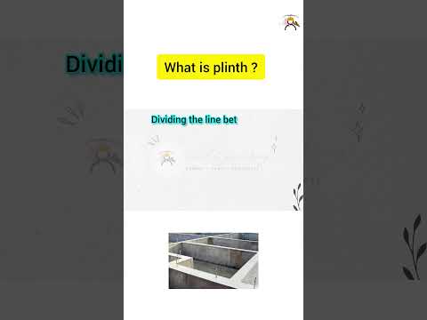 What is plinth, civil engineering unknown facts #construction #buildingmaterial #concreteconstructio