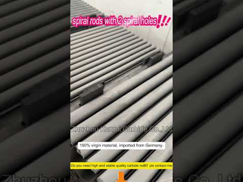 Zhuzhou Kunrui Carbide: Helix Hole Rod Deep Dive - Precision Cutting Tool Innovation