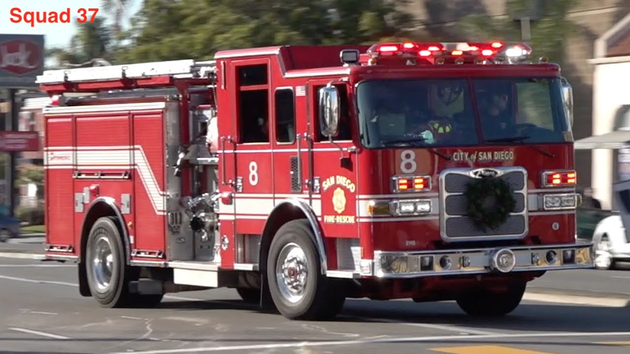 San Diego Fire Responding (Compilation 45)