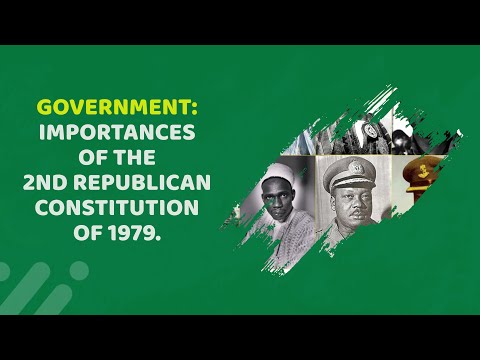 Why The 2nd Republican Constitution Of 1979 is important | Government SSCE
