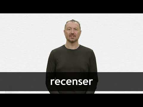 English Translation of “RECENSER” | Collins French-English Dictionary