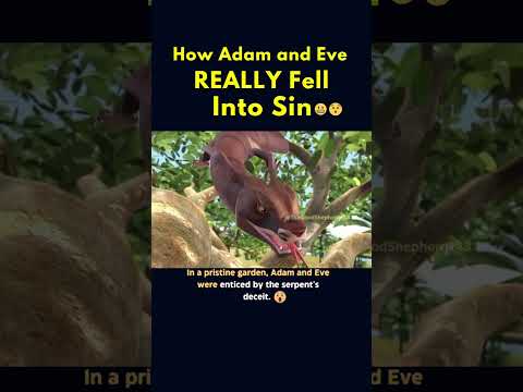 How Adam And Eve REALLY Fell Into Sin 🥺🤯 #shorts #youtube #catholic #oldtestament #jesus ##fyp