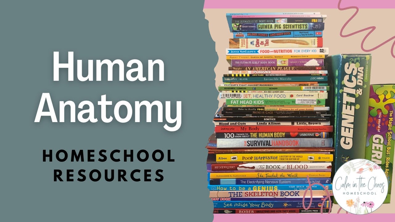 HUMAN ANATOMY HOMESCHOOL RESOURCES | Guest Hollow's Junior Anatomy Flip Through and Lots of Books