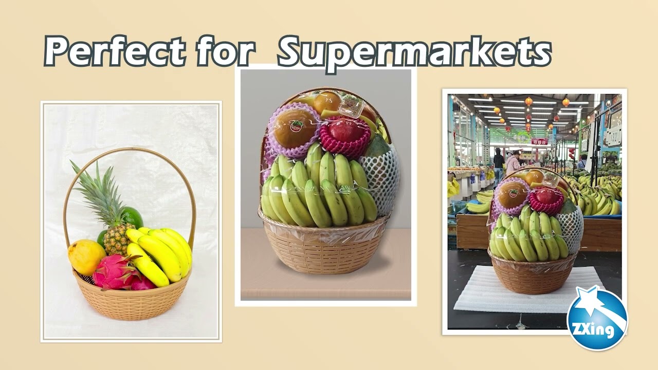 Plastic Fruit Baskets for Export – Mold-Free, Stackable, High Load Capacity for Retail & Gift Use