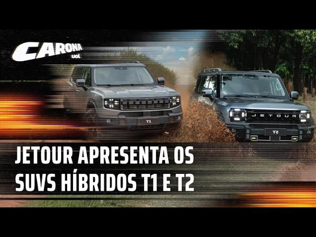 Jetour T1 e T2: SUVs chineses têm visual off-road e consumo é destaque