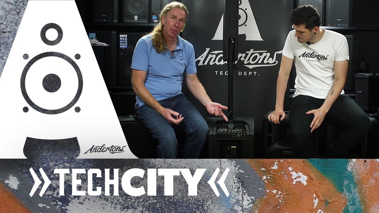 RCF Evox J8 Mix Black Portable Array PA System - Andertons Music Co.