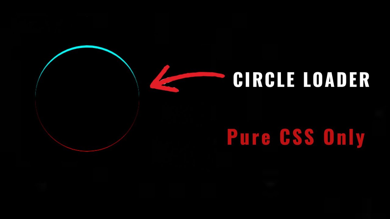 Circle Loader Animation | Pure CSS Only