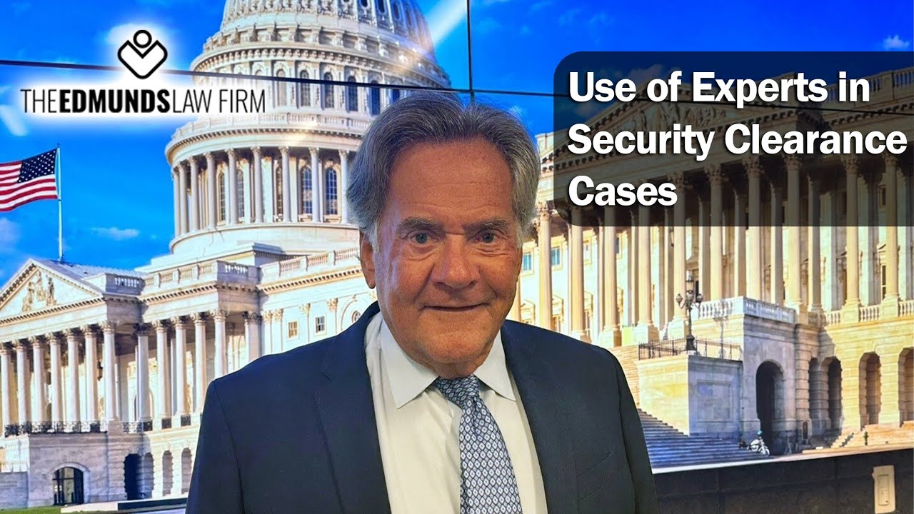 Use of Experts in Security Clearance Cases - 800 481 2526