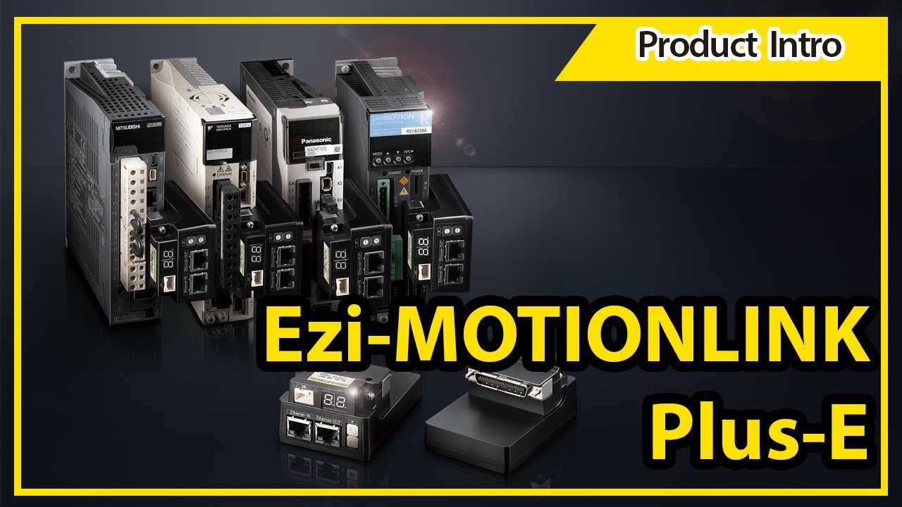 [Product Intro] Ezi-MOTIONLINK Plus-E (1-Axis motion controller for AC Servo drive)