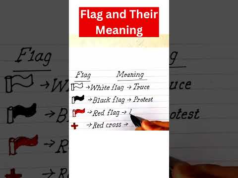Flag and Their Meaning White/Black/Red Flag Meaning #Shortsfeed