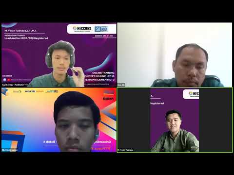 Training Awareness ISO 9001:2015 - Sistem Manajemen Mutu, feat Heccons Glori Indonesia