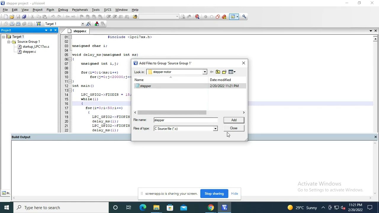 Microprocessor lab with kiel software