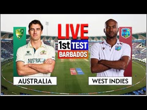 Live: AUS vs WI , 1st Test, Day 1, Live Cricket | Australia vs West Indies Live Score & Commentary