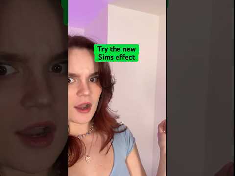 Get your Plumbob on because The Sims 25th Birthday effect is here! 💚 Try it out now ✨
