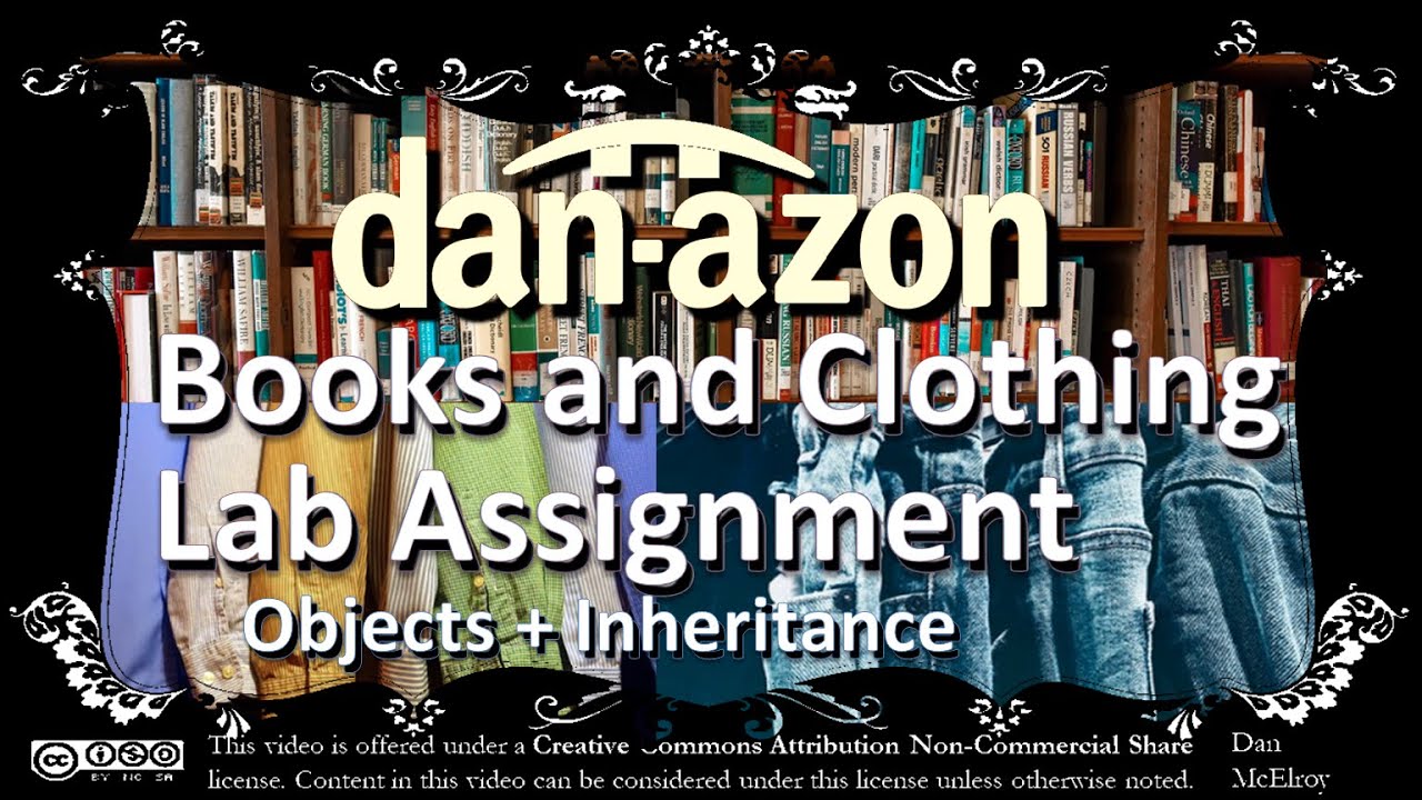 Java Books and Clothes OOP Project Using Inheritance
