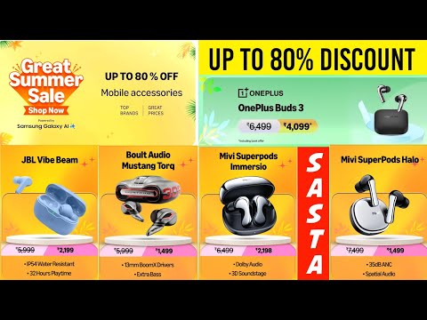 Amazon's Best AIRbuds Deals 🔥 Great Summer Sale 2025!