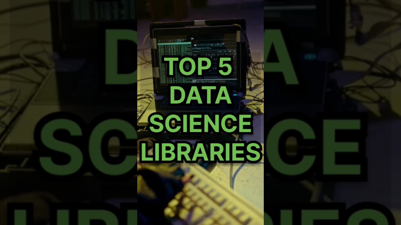 Top 5 Data Science Libraries #numpy #datascience #pandas #matplotlib #streamlit #python #ml #machine