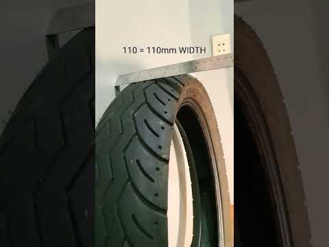 Tire Size Explained | 110/80-17 #tiresize #gulong