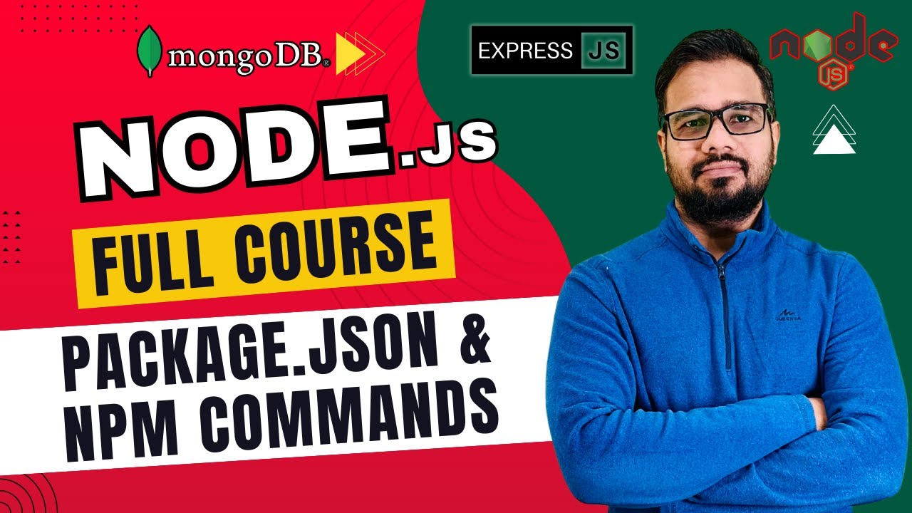 NodeJS Tutorial in Hindi #16 - Package.json & NPM Commands