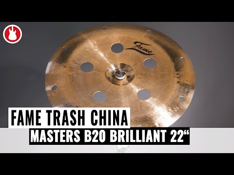 Fame Masters B20 Perforated Trash China 22" (Brilliant) - | Reverb