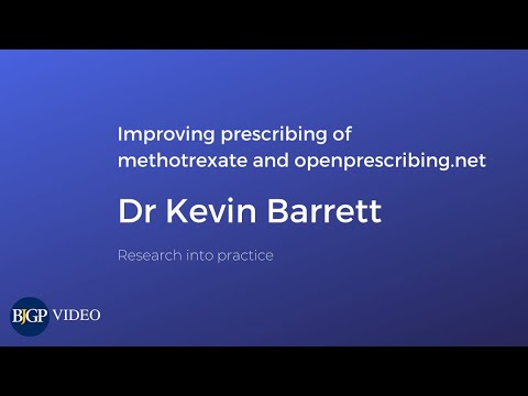 From research to practice: improving methotrexate prescribing