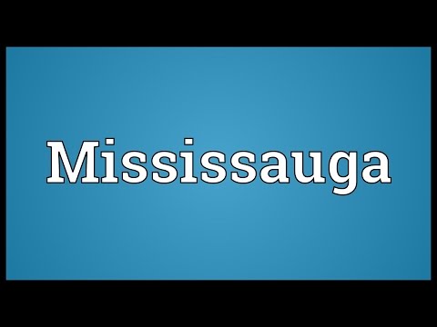Mississauga Meaning