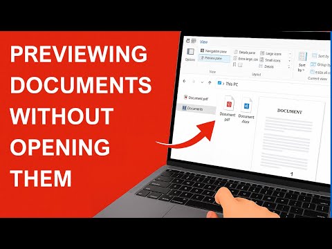 How to Preview PDF and Word Files Without Opening Them | Previewing Large Documents in Windows