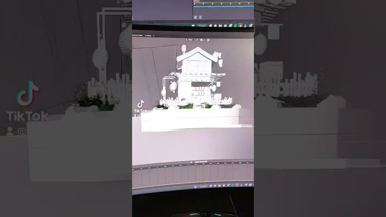 Ramen house created in #blender #blendercommunity #blenderrender #blender3d #art #3d #viral