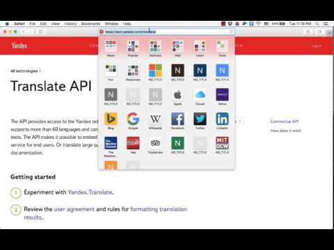 Get An Yandex Key For Live Translation App