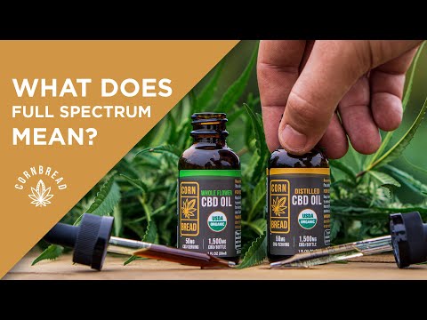 What Does Full Spectrum CBD Oil Mean?
