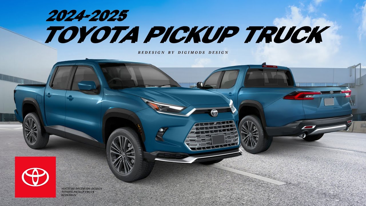 All-New, Virtual 2024 Toyota Pickup Looks Like a Unibody Grand ...