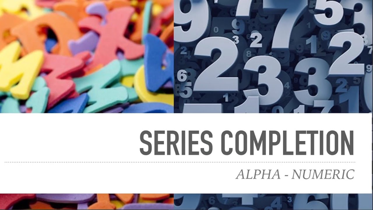 Alpha Numeric Series - Logical Reasoning