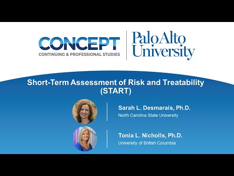 START | Self-paced program with Drs. Tonia Nicholls and Sarah Desmarais