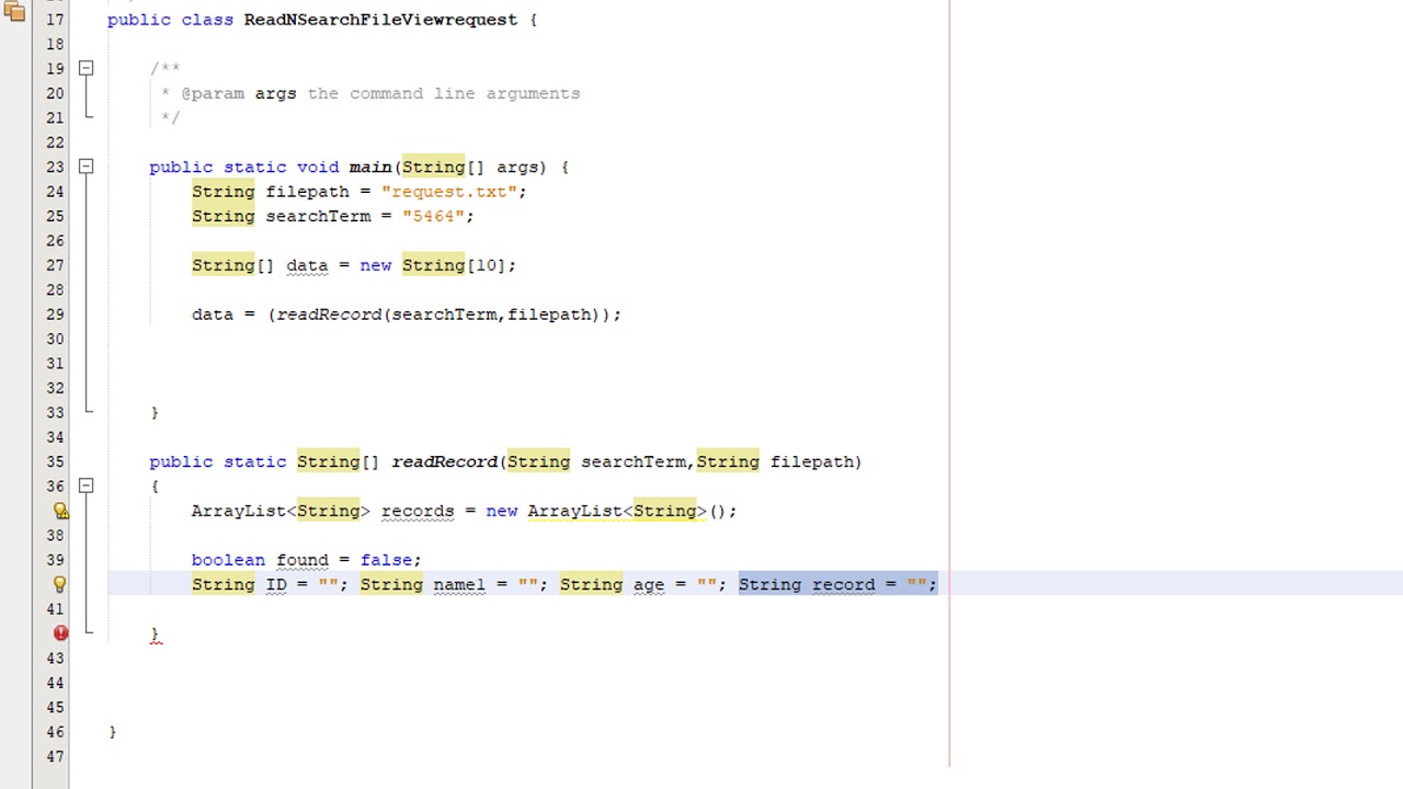 Reading Multiple Records From a CSV File using Java